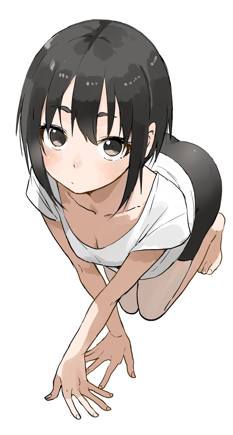 yamamoto souichirou soredemo ayumu wa yosetekuru kagawa rin bike shorts cleavage sketch ...